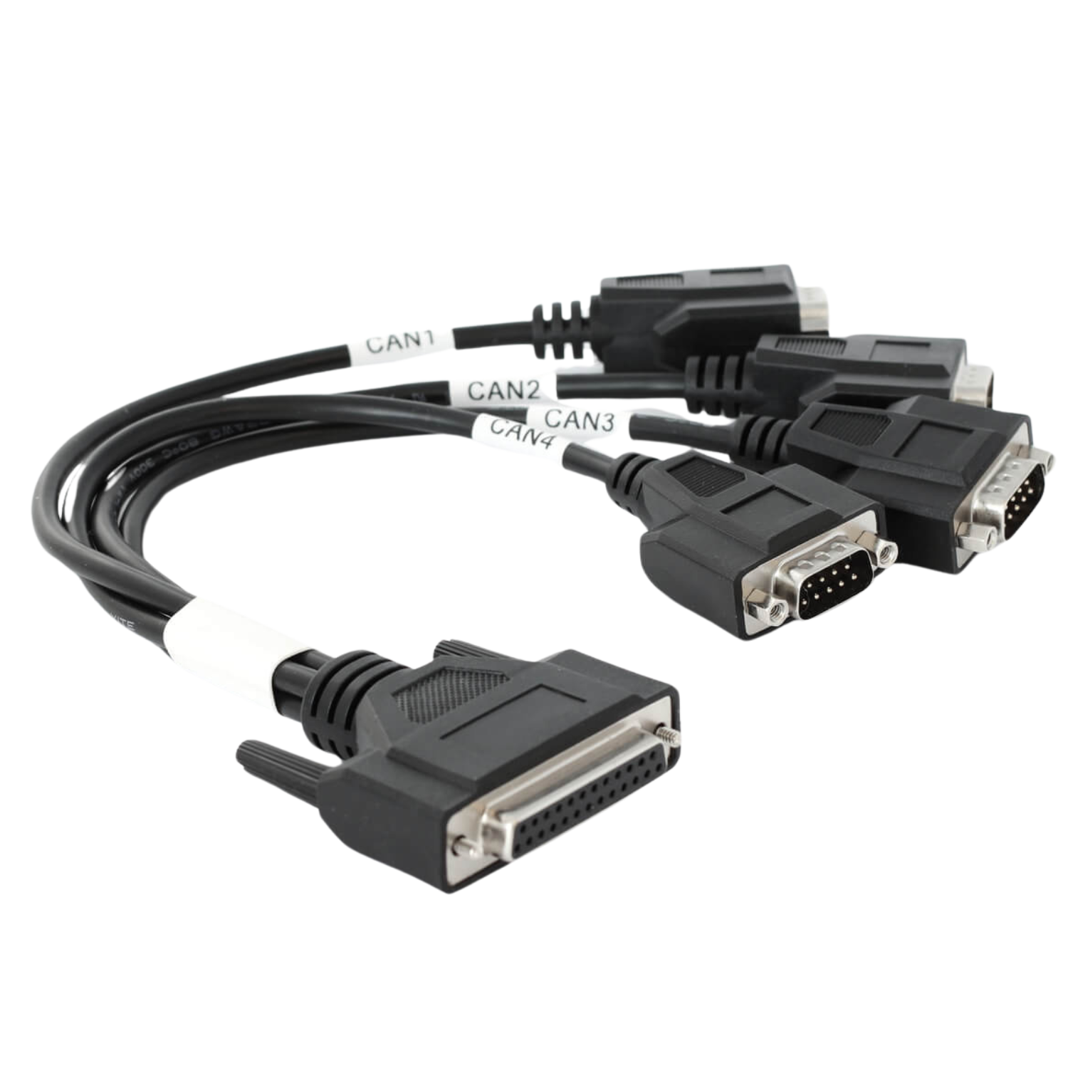 DB25-to-4x-DB9: 4 x CAN Cable Adapter – Grid Connect