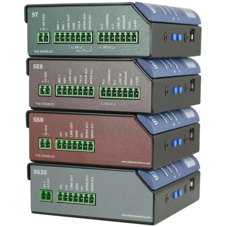 IP7-SE8 IP Intercom with 8-Watt Amp and Enhanced I / O - No Power ...