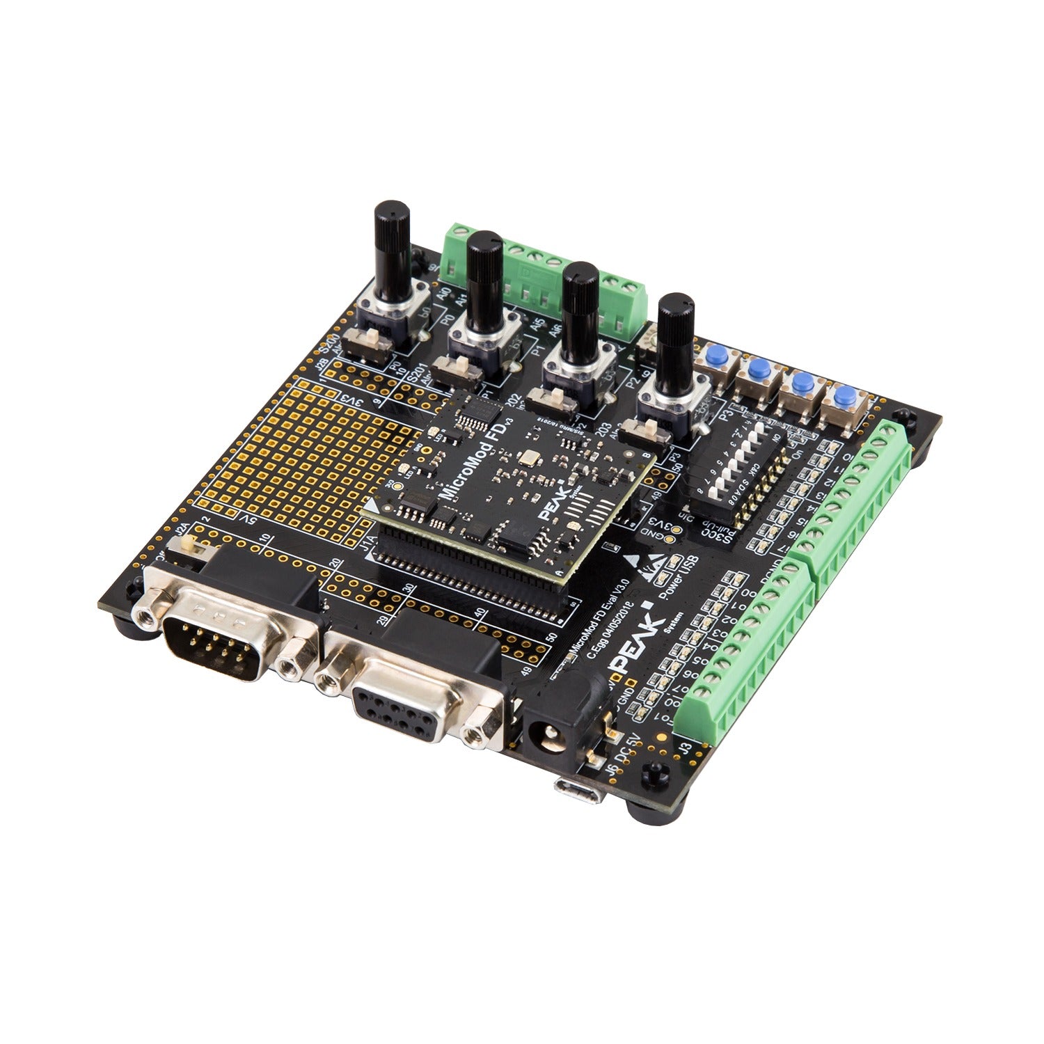PCAN-MicroMod FD Evaluation Board – Grid Connect