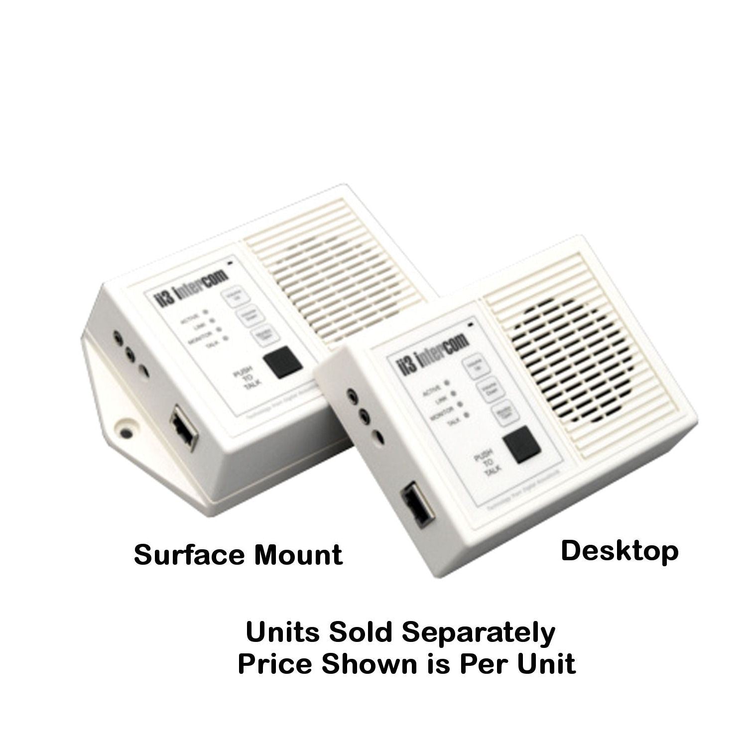 IP Ethernet Intercom Surface Mount Models - POE & 110V - White – Grid ...